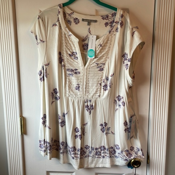 Daniel Rainn | Tops | Danielrainn X Nwt Patoka Pleated Top | Poshmark
